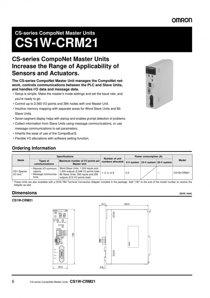 OMRON CompoNet document page 8