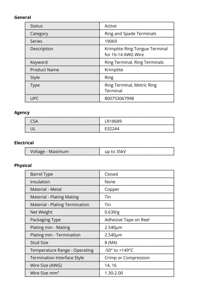 MOLEX 190690115 document image 2