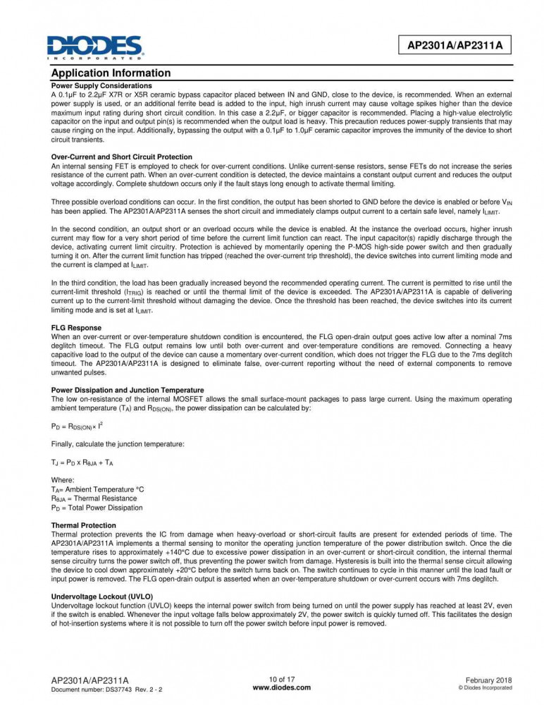 AP2301AFGE-7 datasheet page 10