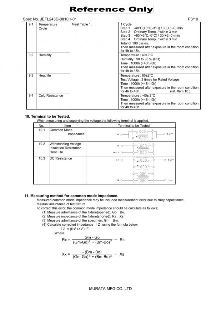 DLM0QSB120HY2D specification page 3