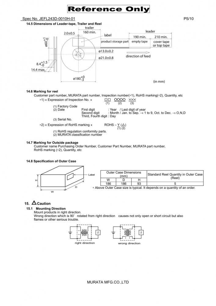 DLM0QSB120HY2D specification page 5