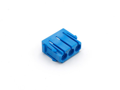 Heavy-Duty Axial Screw Terminal Power Module, Male, 3-Pole, 40A, for 6.00-10.00mm² 10-7 AWG, Grey