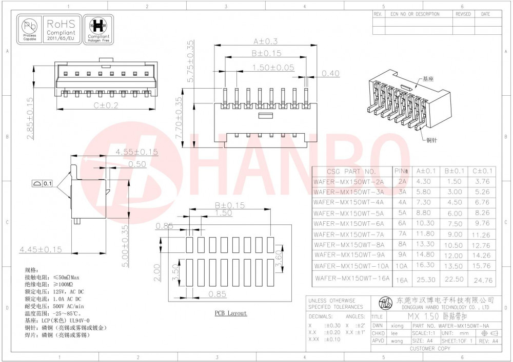 WAFER-MX150WT-4A product document