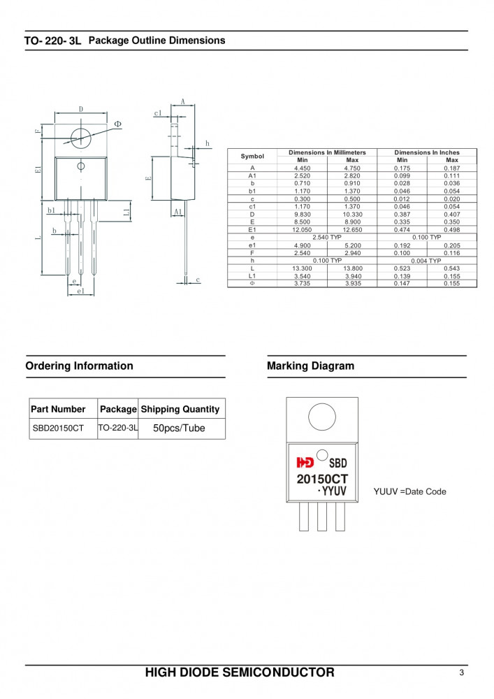 SBDF20150CT datasheet page 3