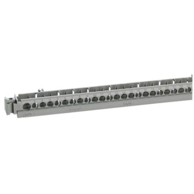 Terminal block support - 35-hole empty support for distribution terminal blocks - For screw terminal blocks - Length 276mm for sale