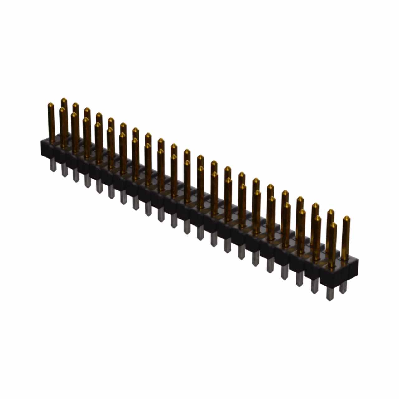 C-Grid Header, 2.54mm Pitch, Through Hole, Dual Row, Vertical, 44 Circuits, 0.75µm Gold (Au) Plating, Tray Packaging, Lead-Free for sale