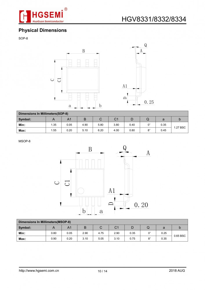 HGV8332MM/TR datasheet page 10