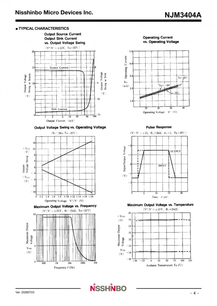 NJM3404A technical document page 4