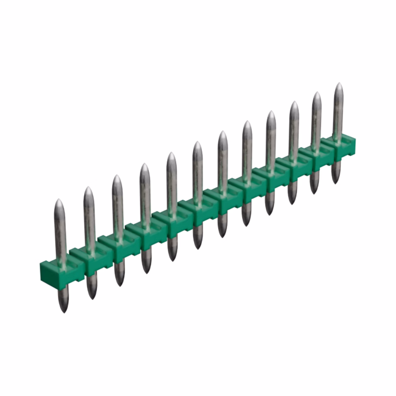 3.50mm Pitch Eurostyle Vertical PCB Pin Header, Breakable, 12 Circuits for sale