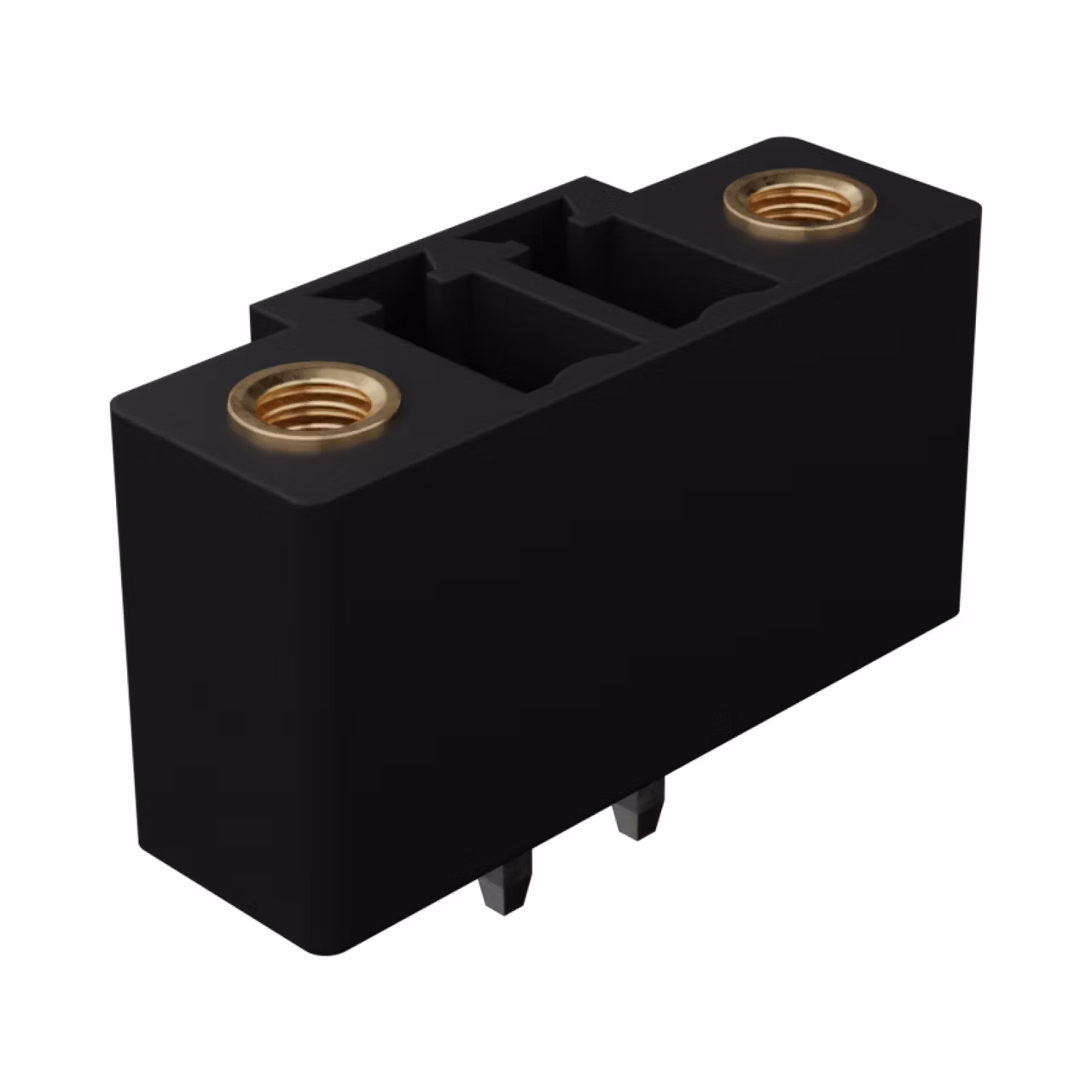 3.81mm Pitch Eurostyle Vertical PCB Header, with Threaded Retention Inserts, 2 Circuits for sale