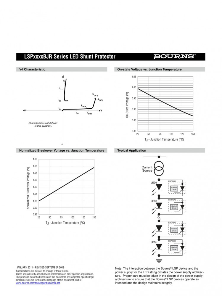 LSP0600BJR-S technical document page 2