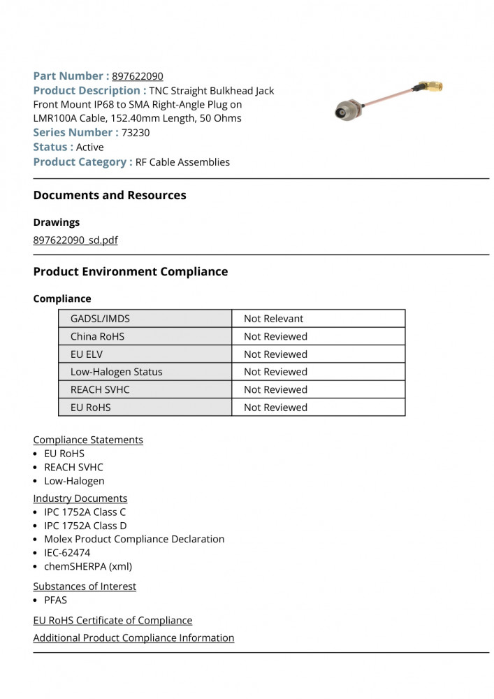 897622090 product drawing, page 1