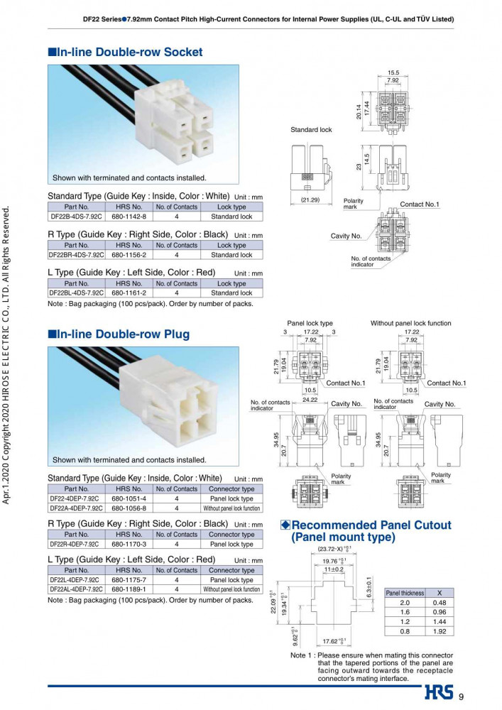 HRS DF22 catalog page 9