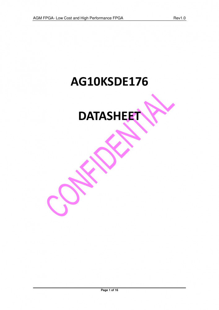 AG10KSDE176 datasheet page 1