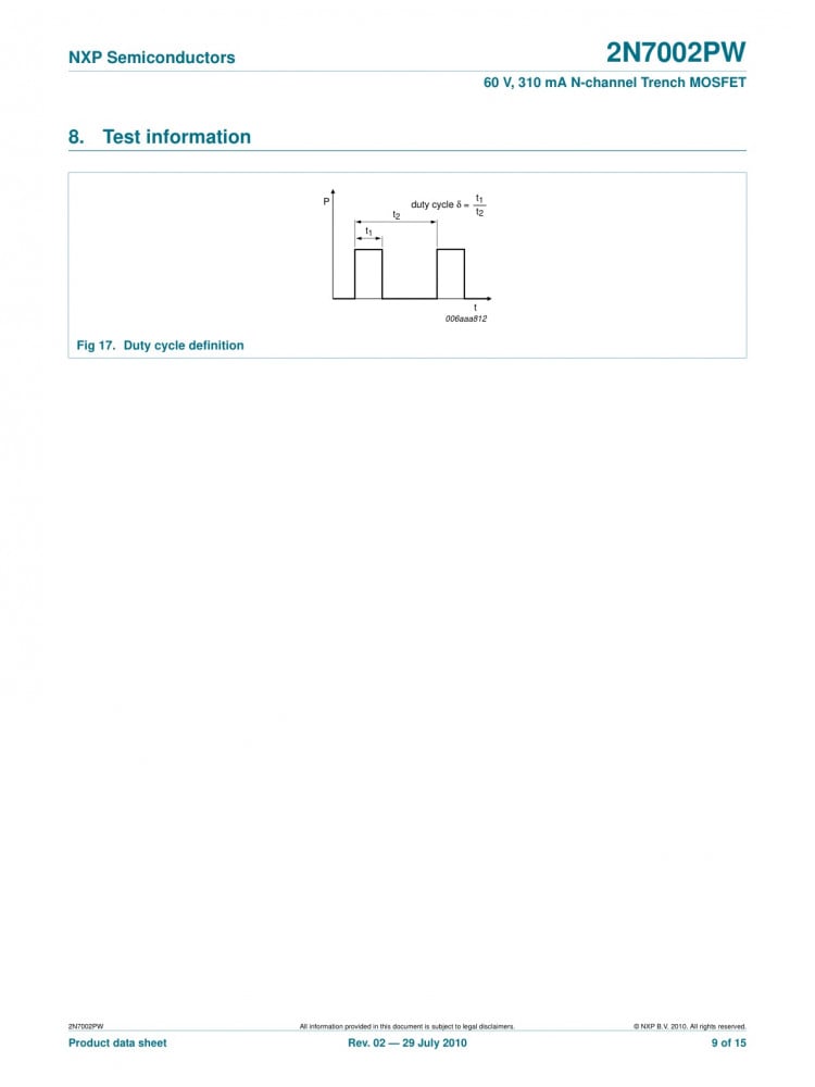 2N7002PW,115 datasheet page 10