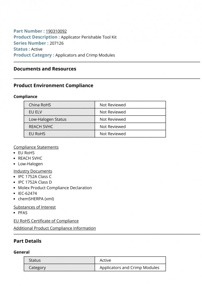 Product document image, page 1