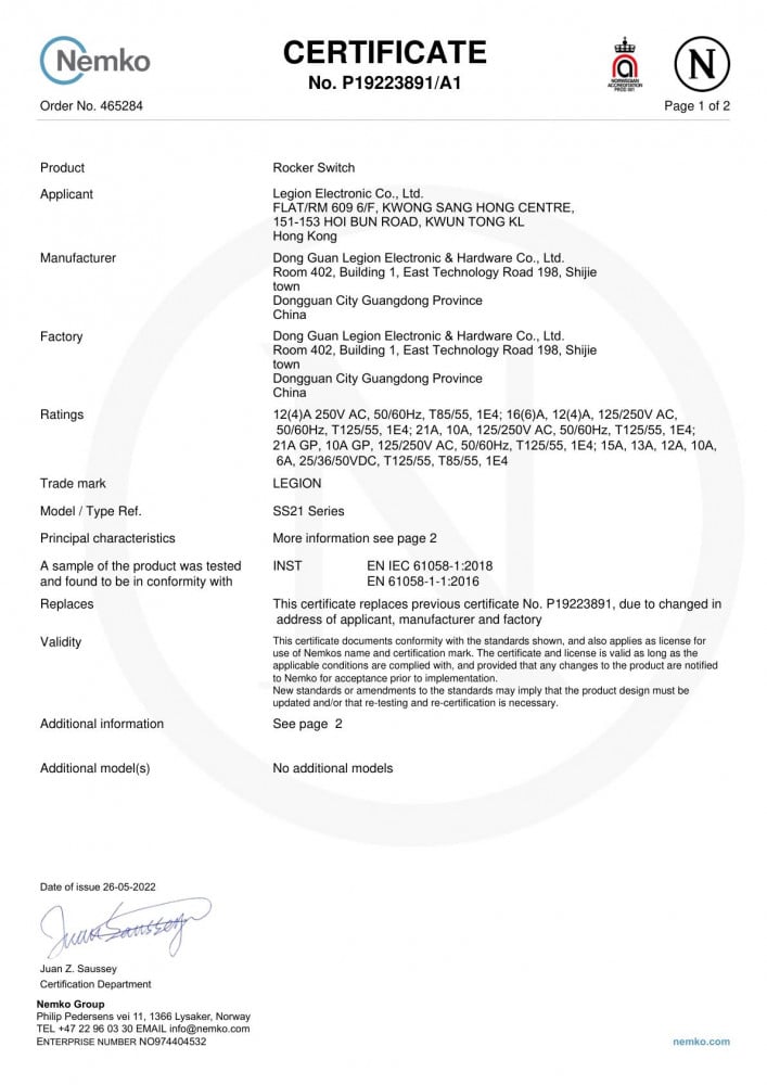 SS21-BBIWG-R approval document page 10