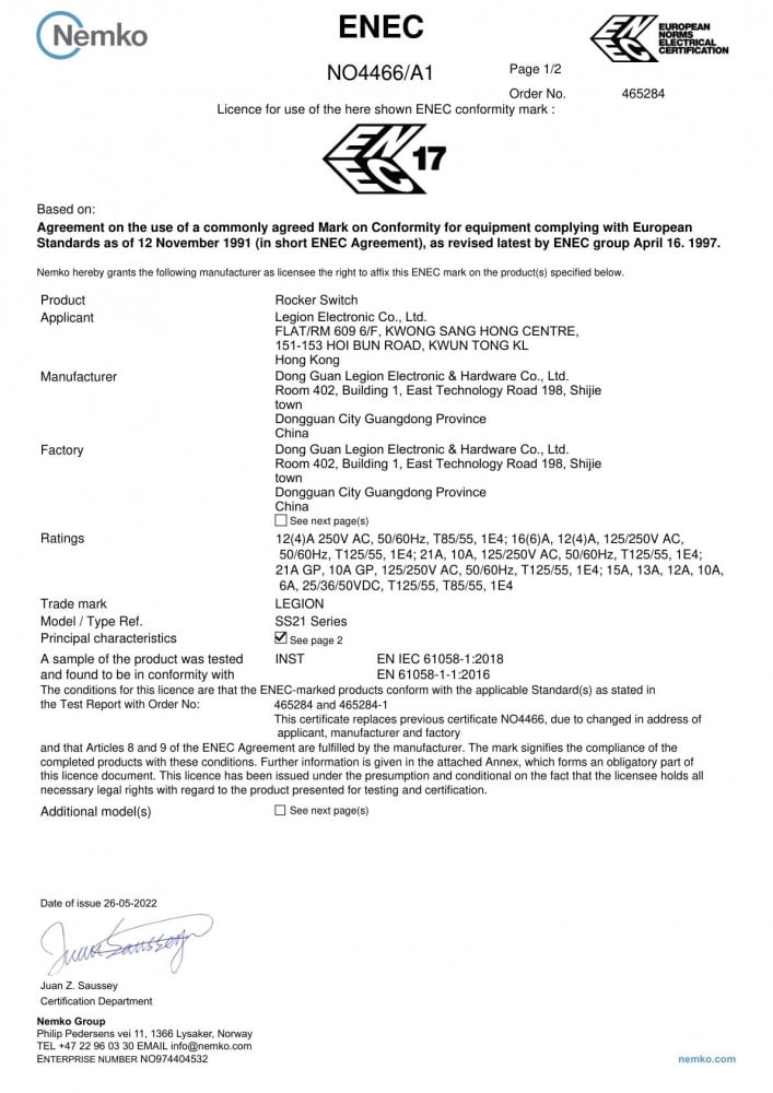 SS21-BBIWG-R approval document page 8