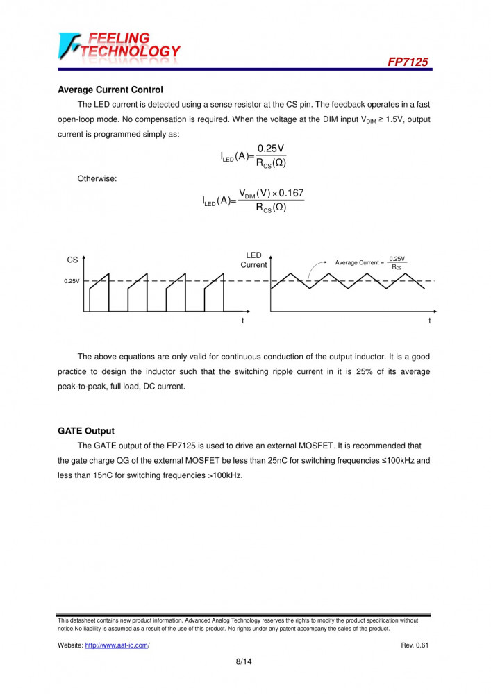 FP7125LR-G1 datasheet page 8