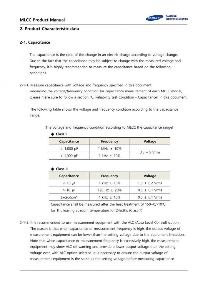 CL05A104KP5NNNC technical document page 10