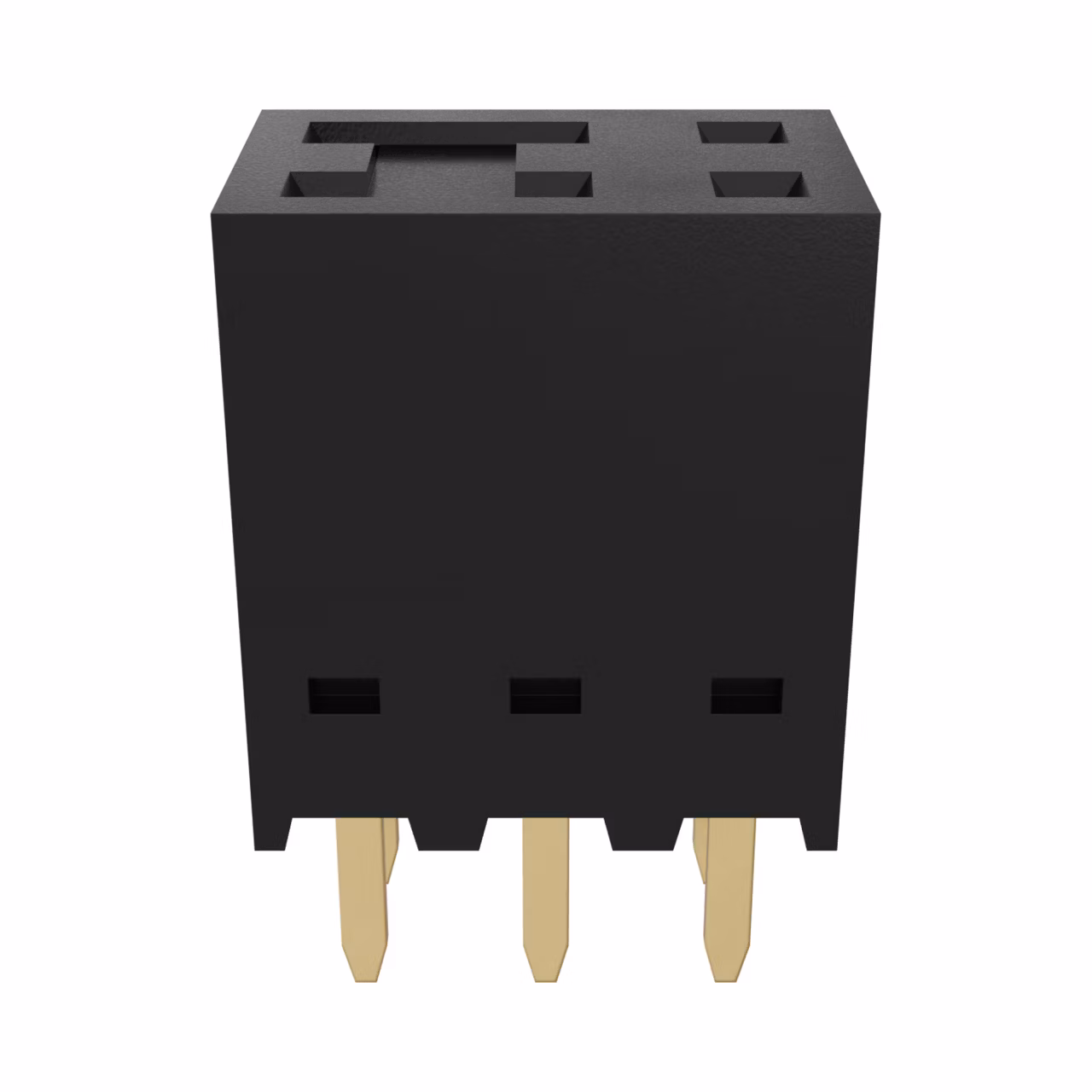 C-Grid III PCB Receptacle, 2.54mm Pitch, Dual Row, Vertical, 6 Circuits, 0.12µm Gold (Au) Flash Plating, Straight PCB Pins for sale