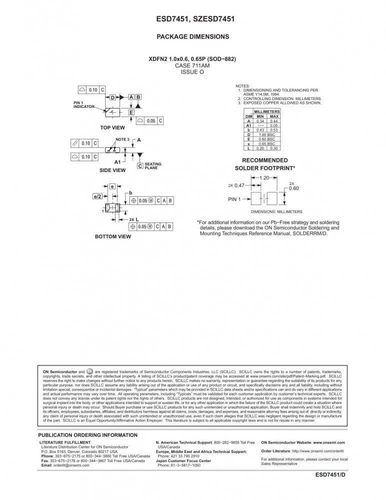 SZESD7451N2T5G datasheet page 5