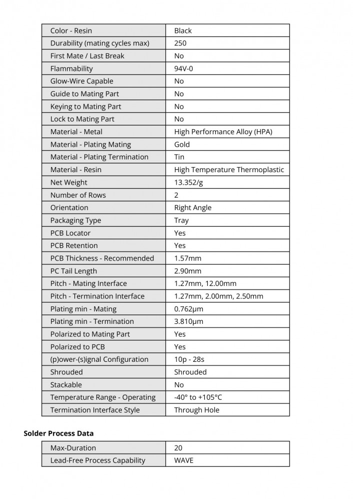 MOLEX 459851353 technical document page 3