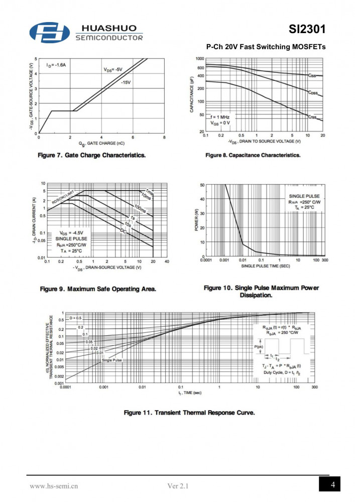 SI2301 datasheet page 4