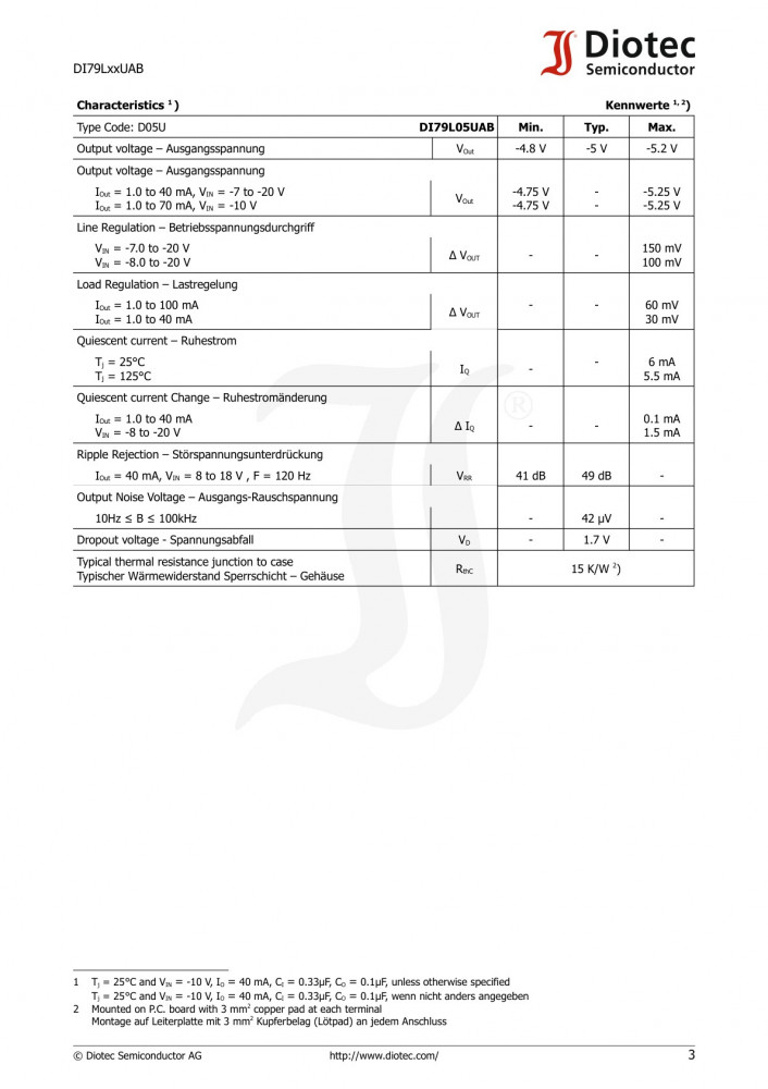 DI79LxxUAB datasheet page 3