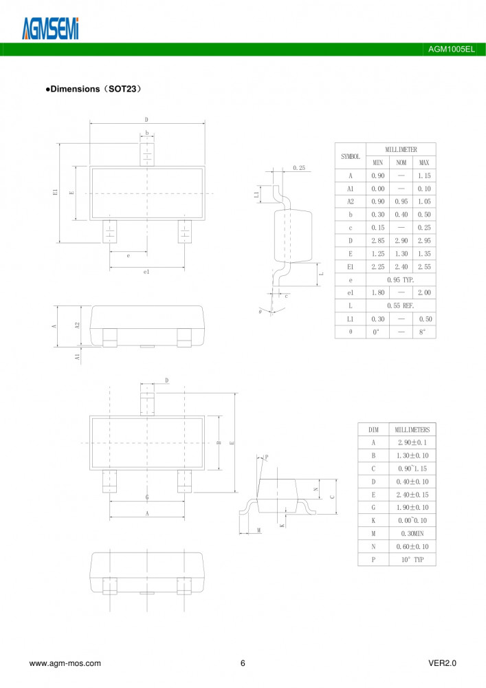 AGM1005EL datasheet page 6