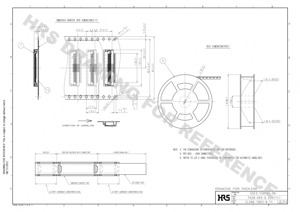 HRS FH28-40S-0.5SH(11) drawing page 2