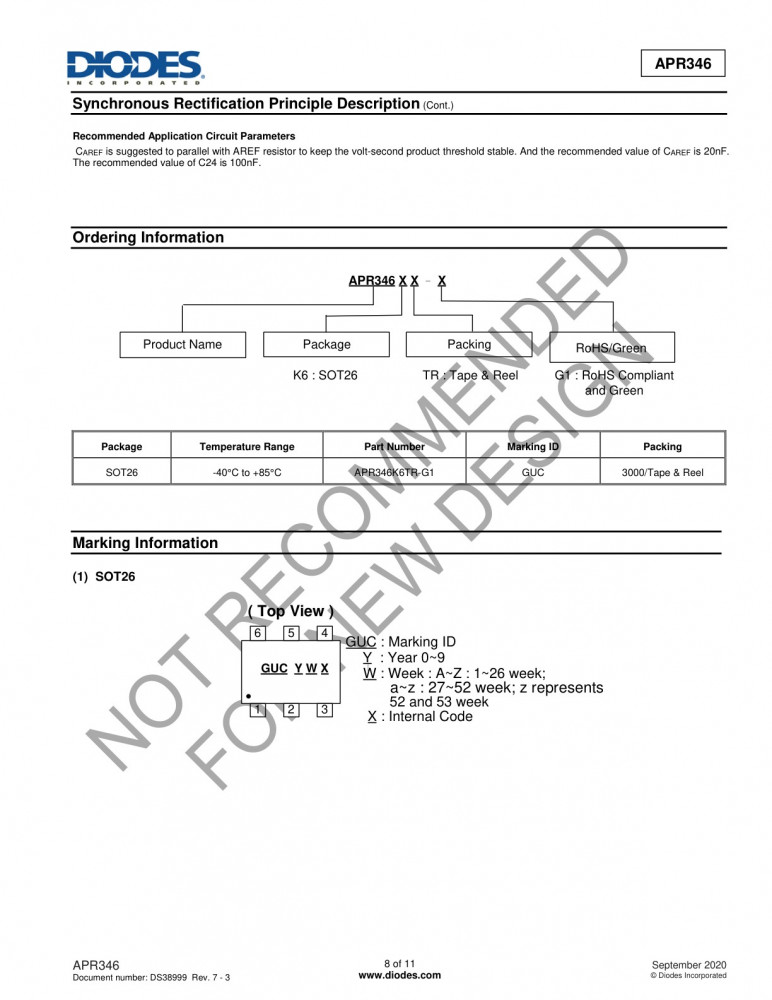 APR346 datasheet page 8