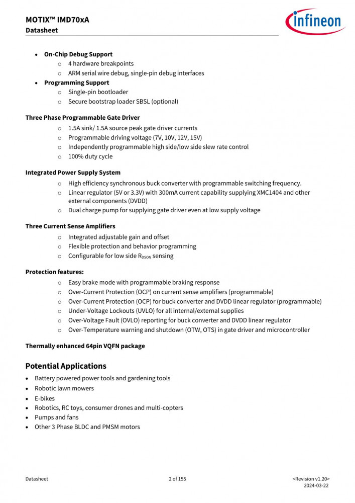 IMD701A datasheet page 2