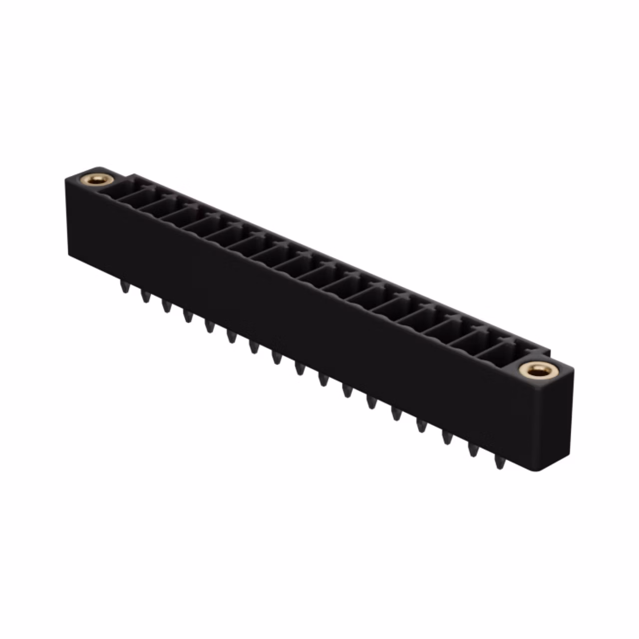 3.50mm Pitch Eurostyle Vertical PCB Header, with Threaded Retention Inserts, 17 Circuits for sale