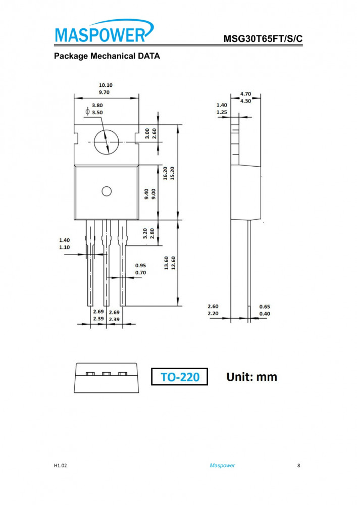 MSG30T65FT datasheet page 8