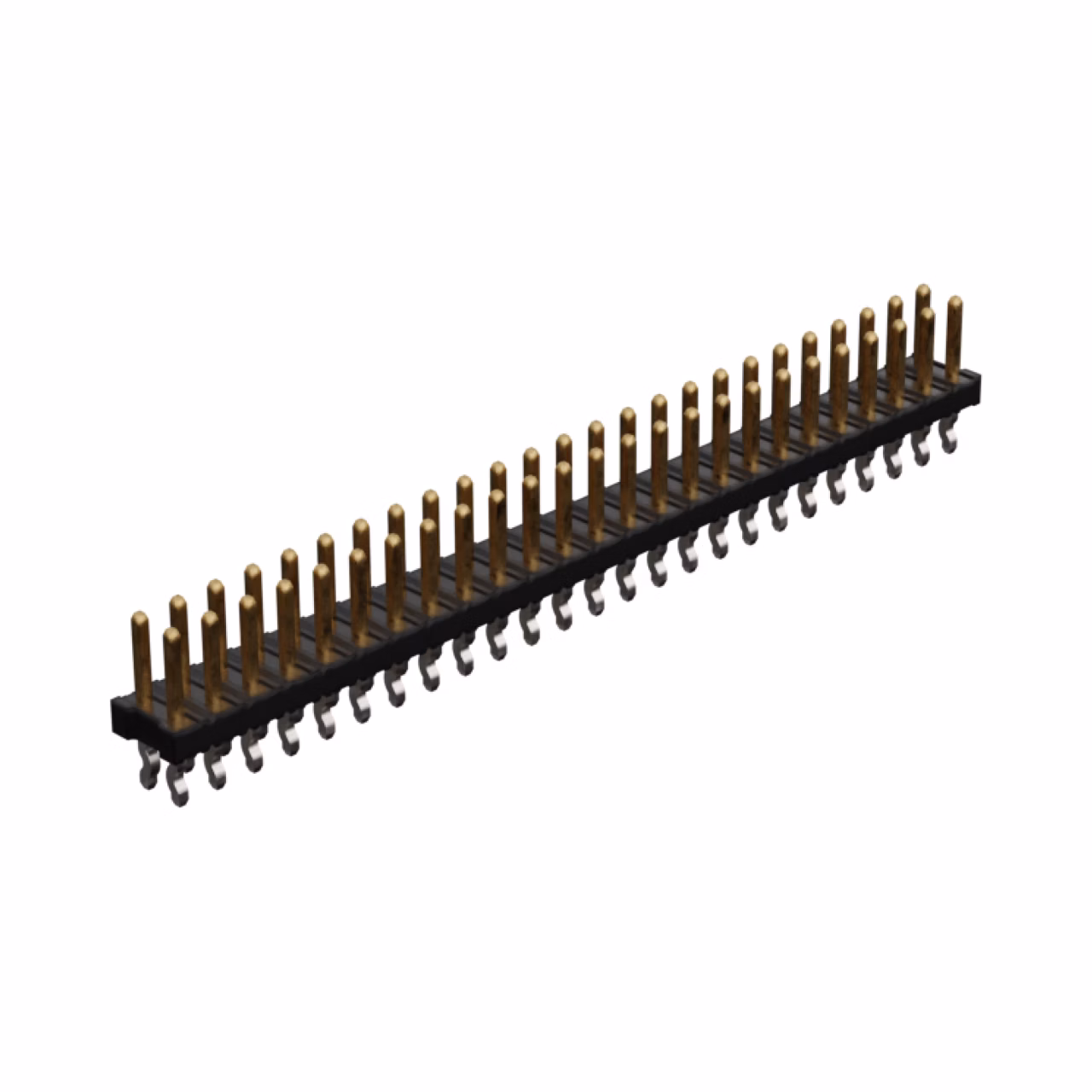 2.00mm Pitch Milli-Grid Straddle Mount Header, 50 Circuits, 0.38µm Gold (Au) Selective Plating, Tray Packaging, Lead-Free for sale
