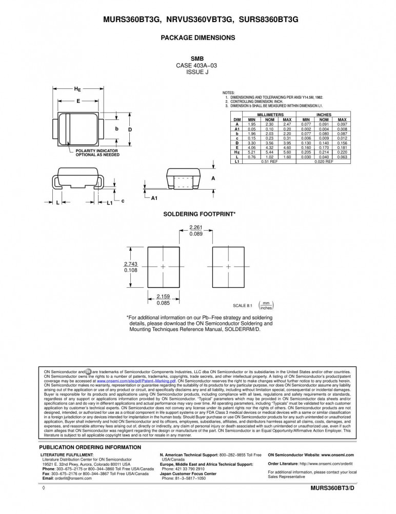 MURS360BT3G datasheet page 5