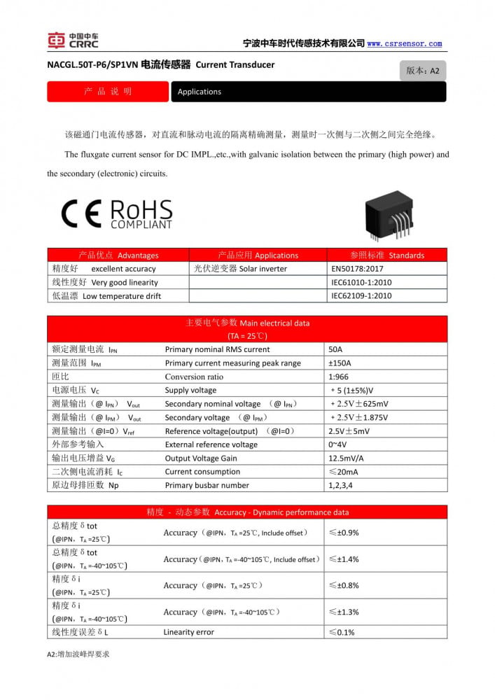 NACGL.50T-P6/SP1VN datasheet page 1