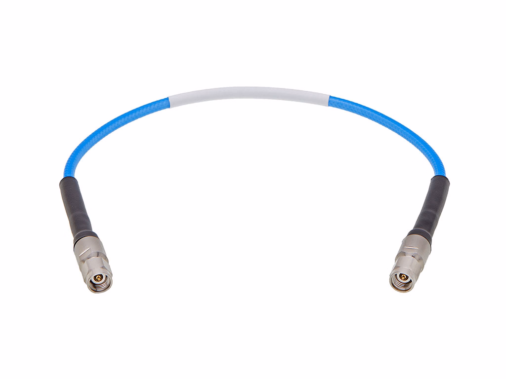 Cardinal Test 1.85mm Straight Plug to 1.85mm Straight Jack on Armored MXR 300 Cable, 304.80mm Length, 50 Ohms
