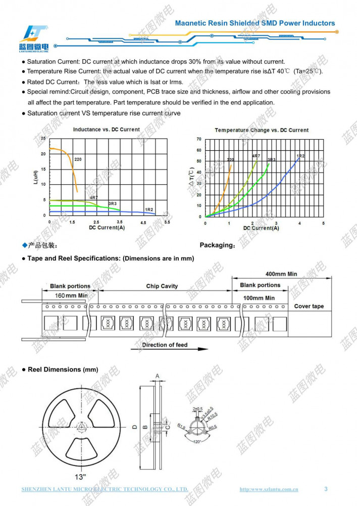 SNR4020-150MT datasheet page 3