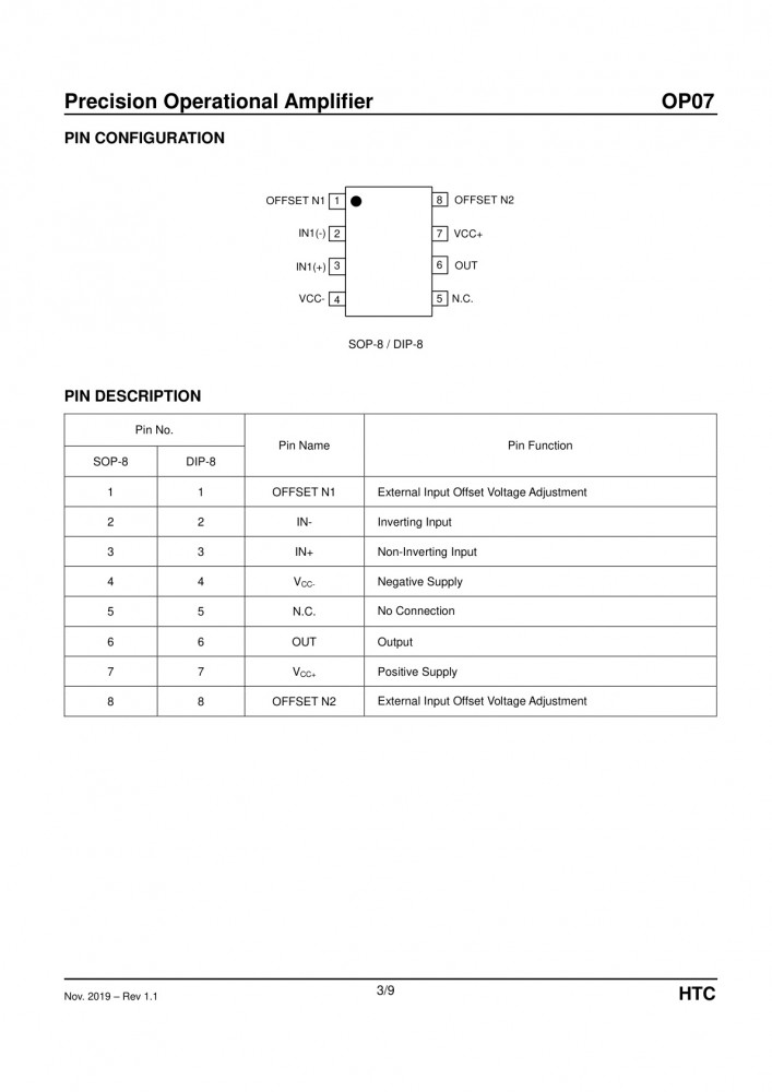 OP07D technical document page 3
