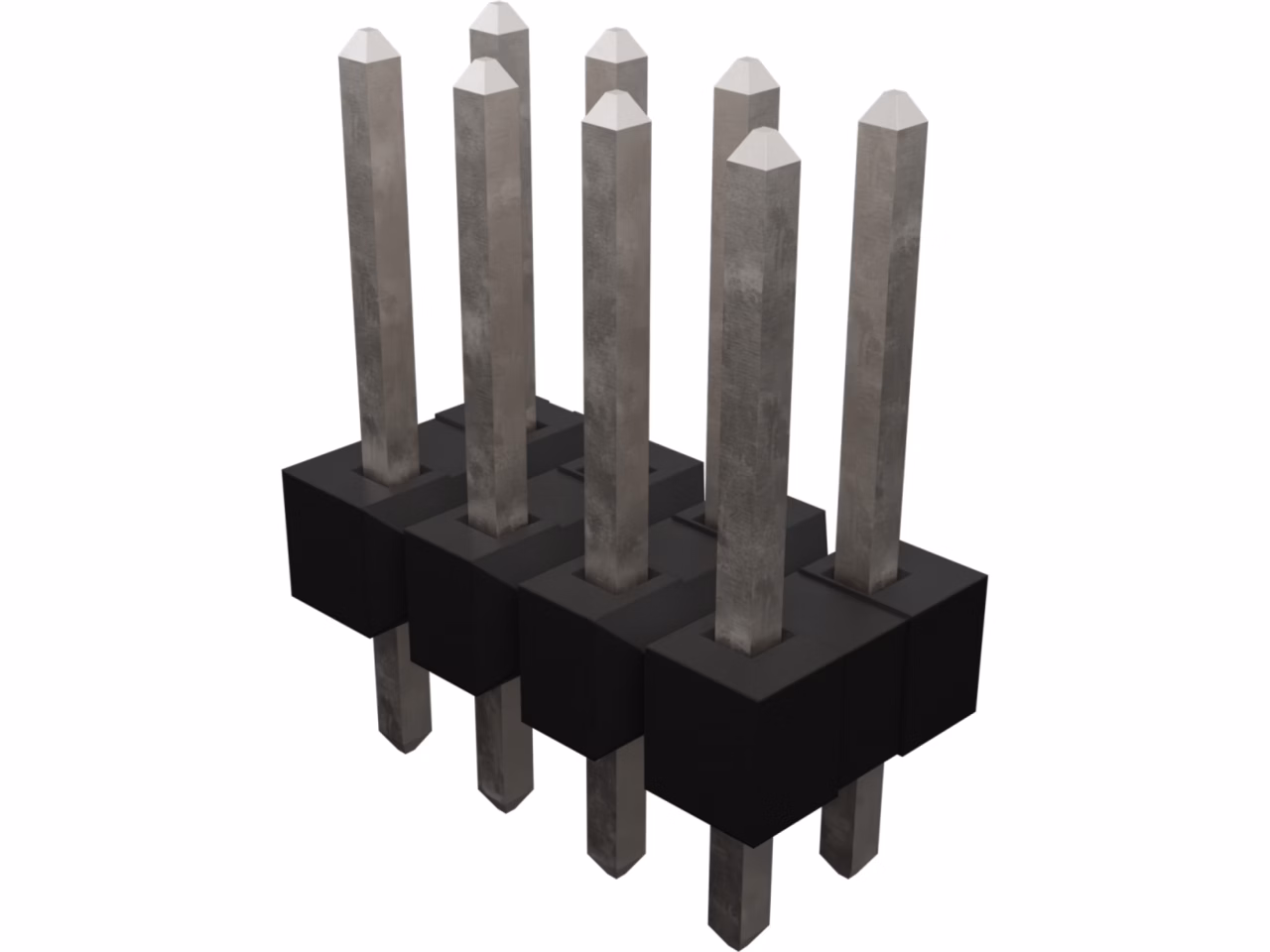C-Grid Header, 2.54mm Pitch, Through Hole, Dual Row, Vertical, 8 Circuits, 2.54µm Tin (Sn) Plating, Tray Packaging, Lead-Free for sale
