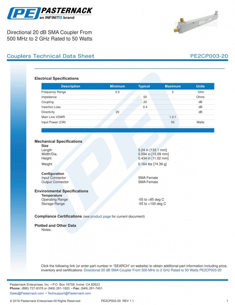 PE2CP003-20 technical document page 1