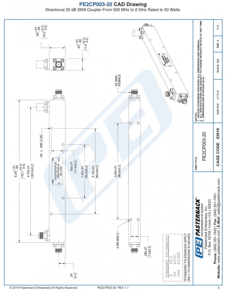 PE2CP003-20 technical document page 3