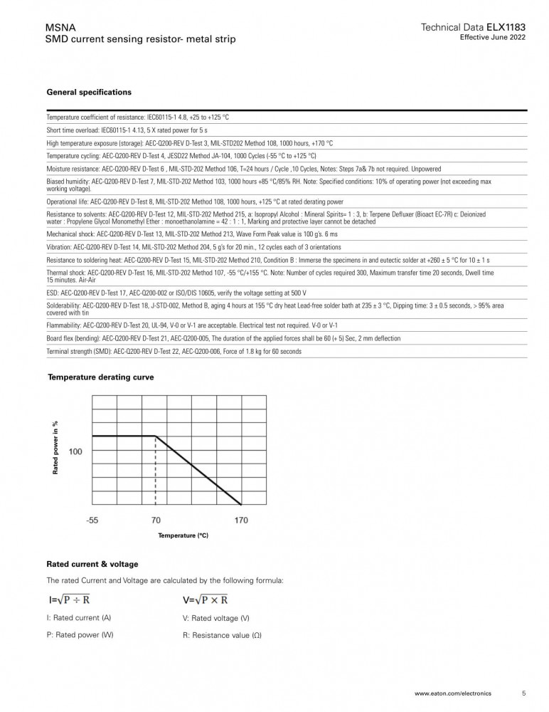 EATON MSNA datasheet page 5