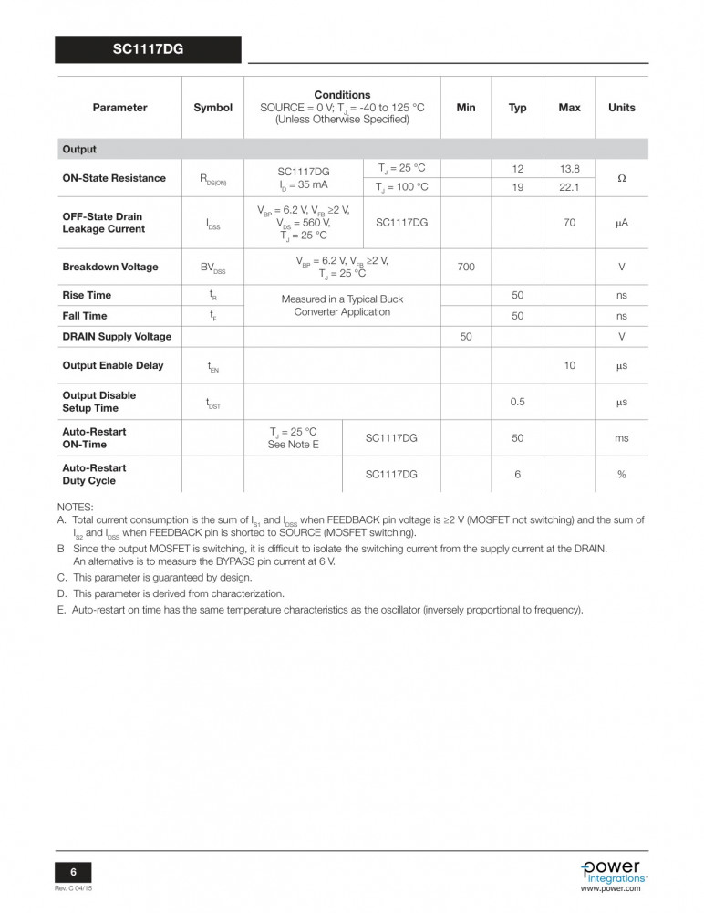 SC1117DG-TL datasheet page 6