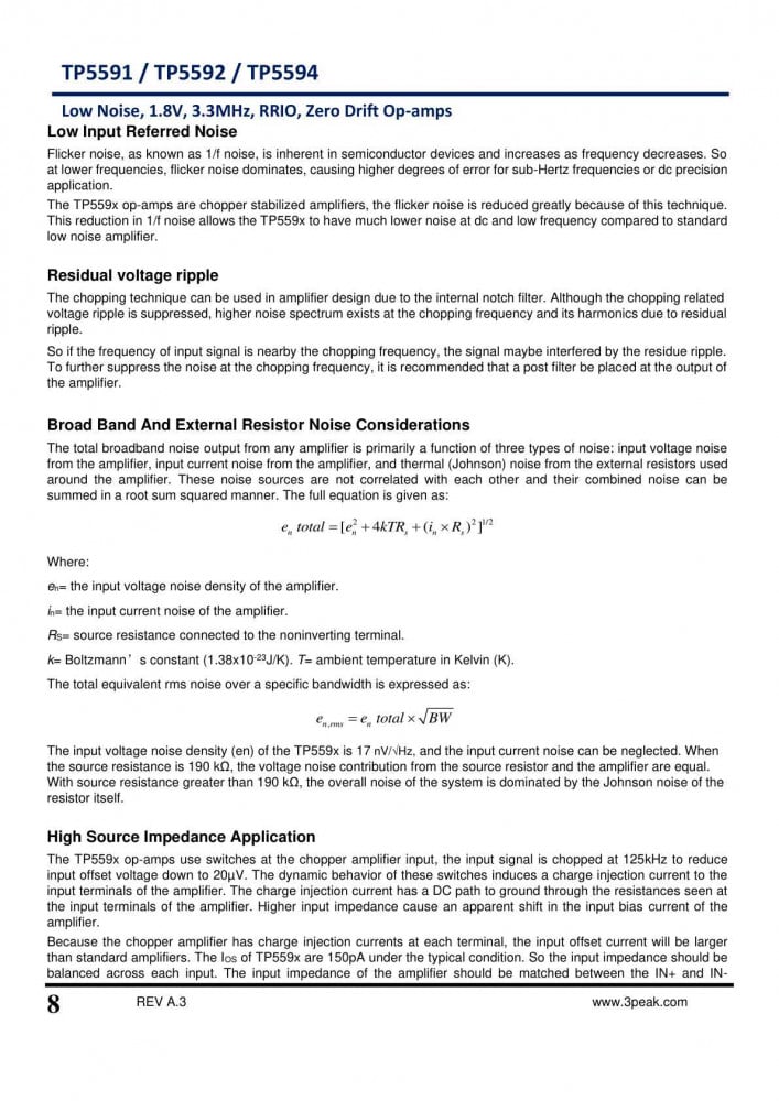 TP5592-VR datasheet page 8
