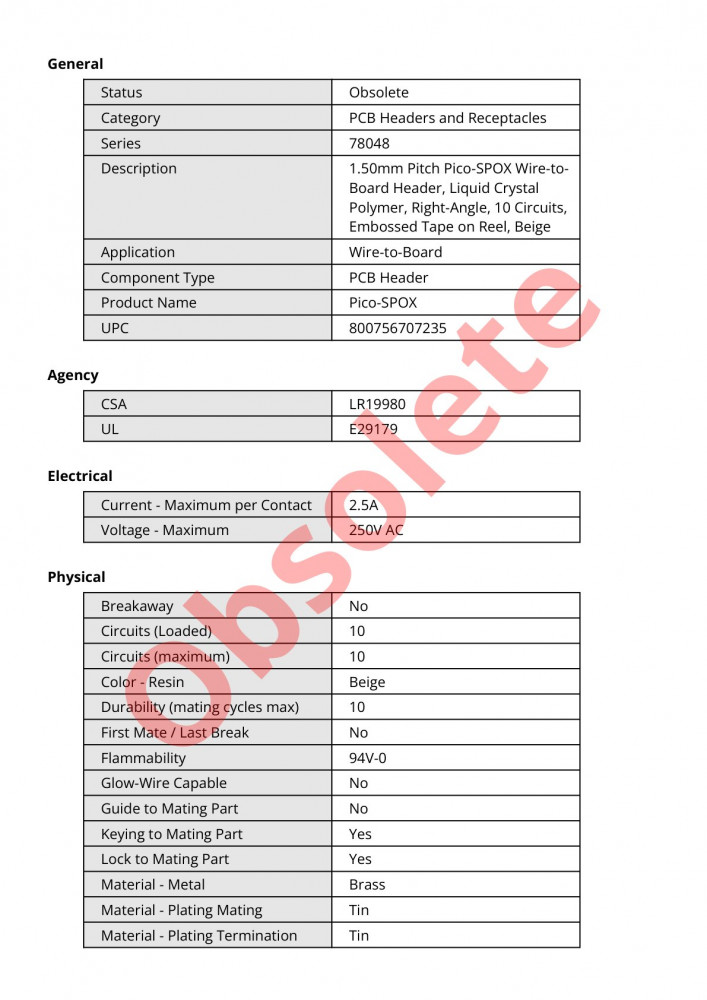 MOLEX 780481043 document image 2
