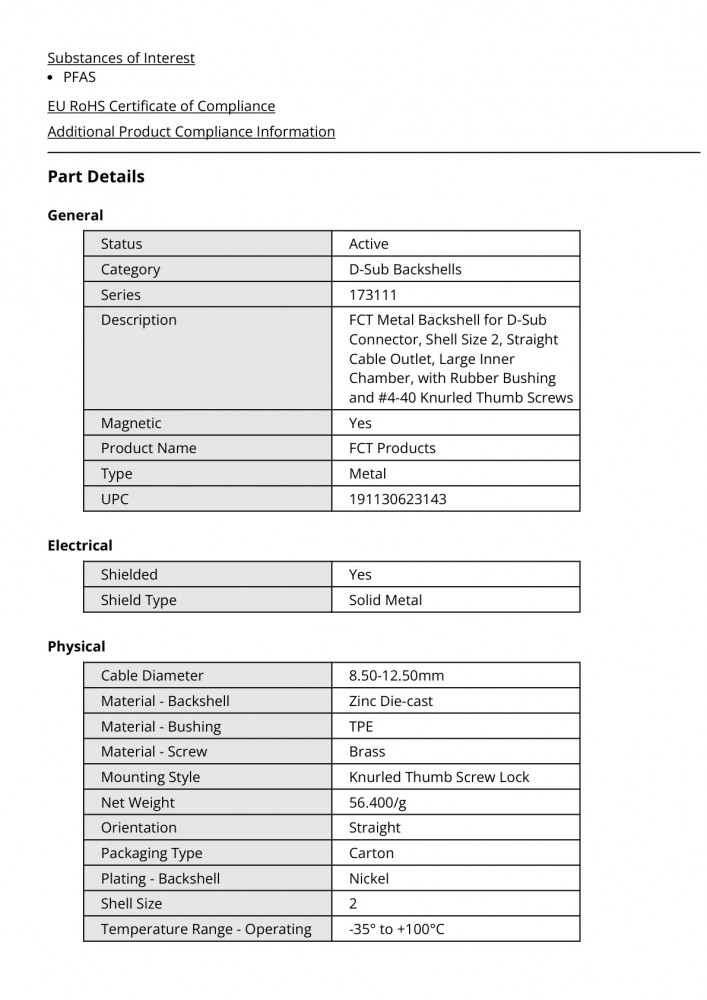 MOLEX 1731110702 technical document page 2