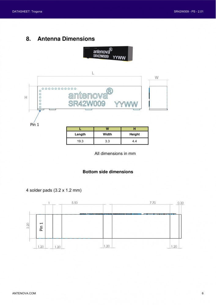 Trogona SR42W009 datasheet page 7